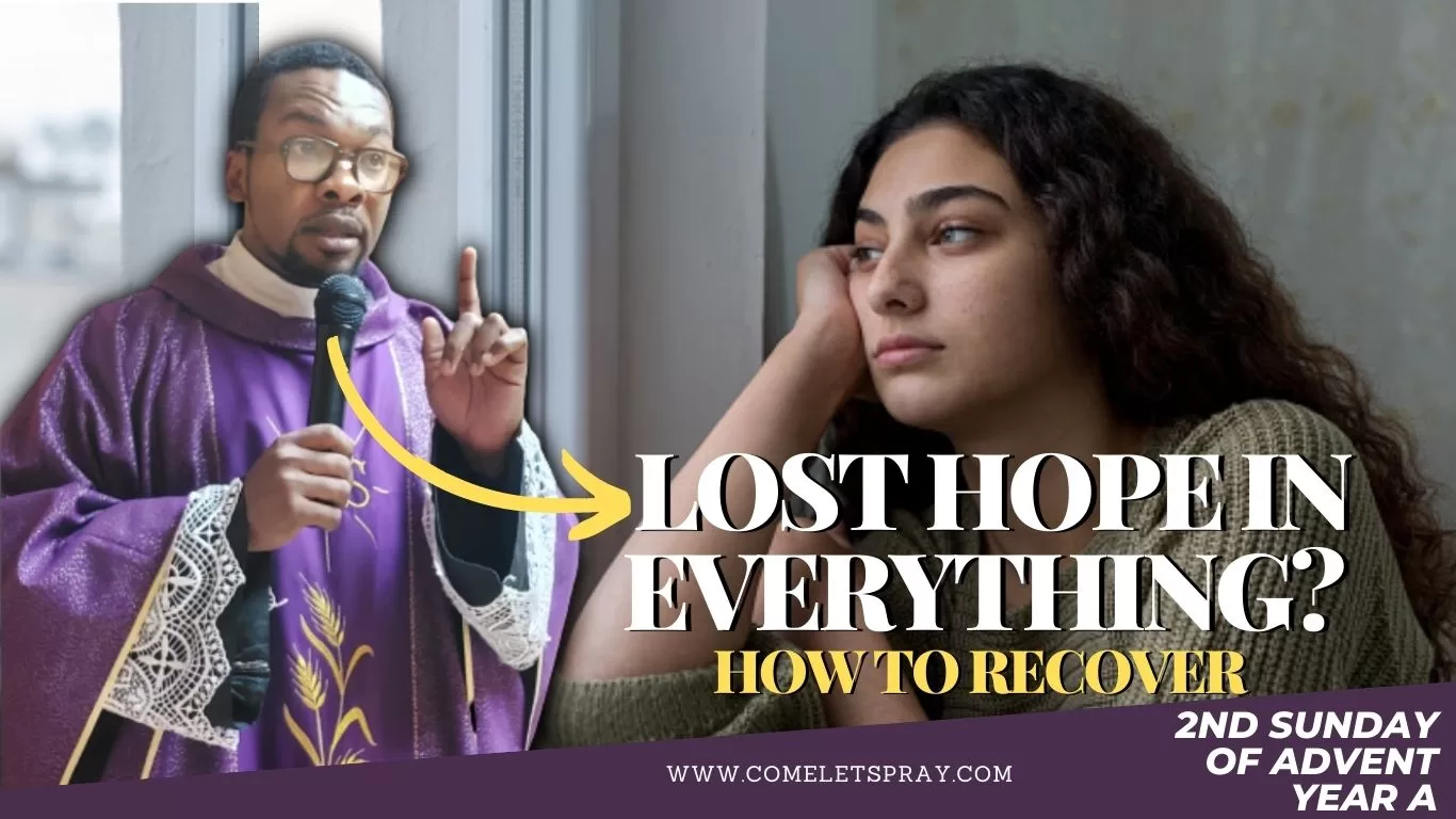 LOST HOPE IN EVERYTHING? HOW TO RECOVER